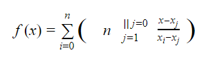 Lagrange Interpolation in C and C++ - ExploringBits