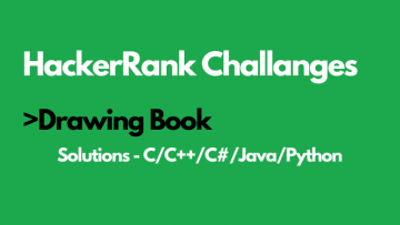 Drawing Book HackerRank Solution in C, C++, Java, Python